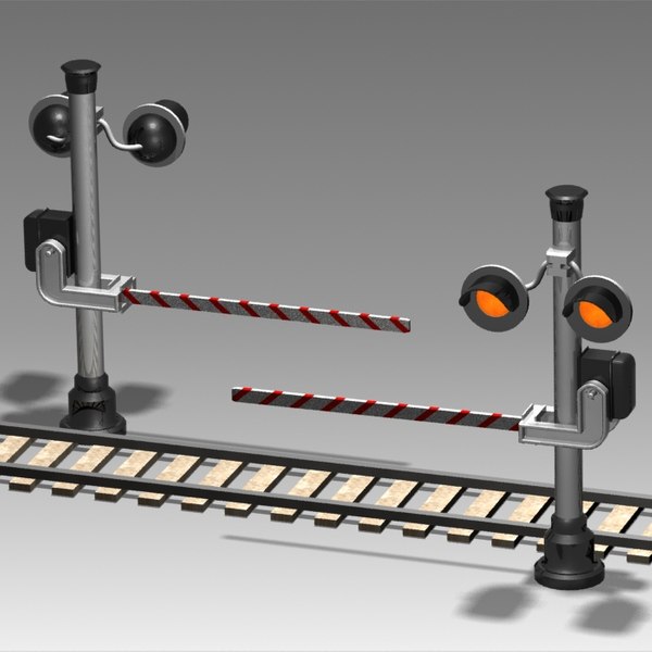 Animated Railroad Crossing 3D Models for Download | TurboSquid