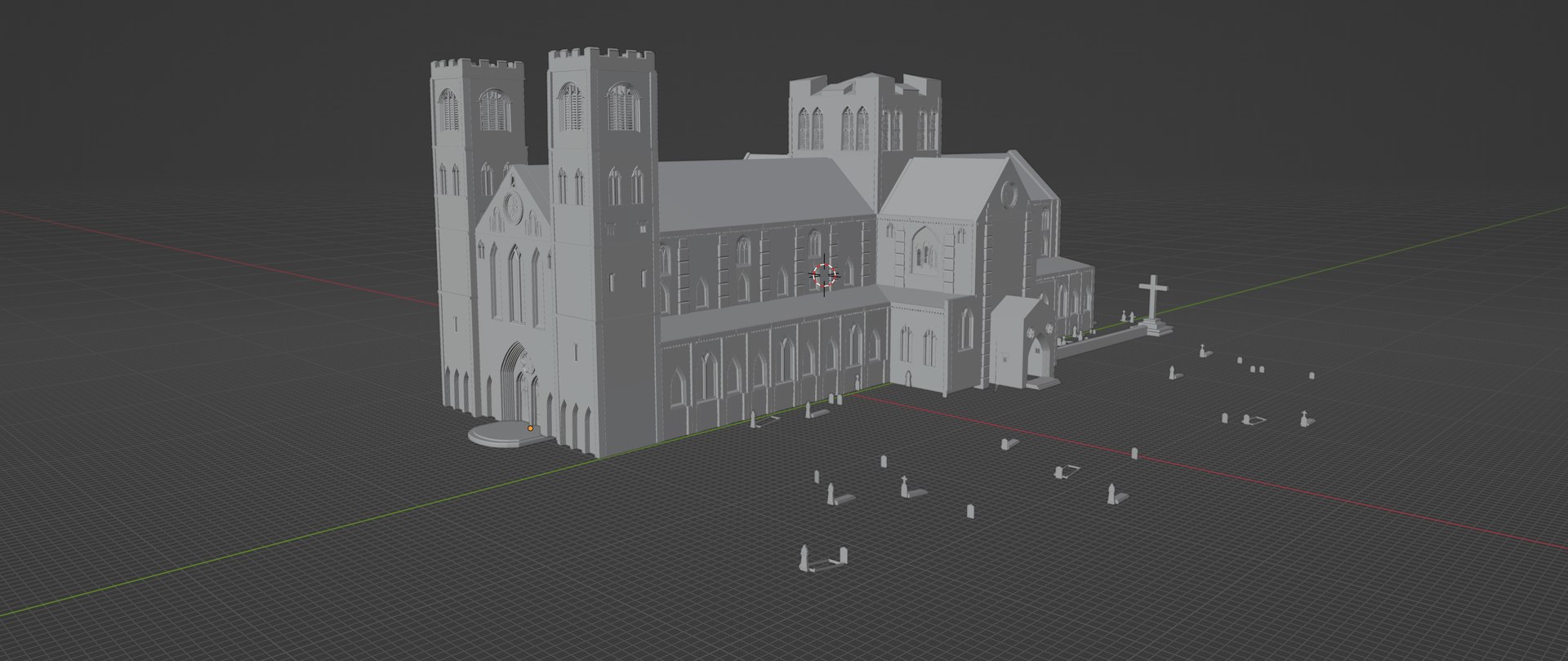 Cathedral At Old Sarum Early 13th Century 3D Model - TurboSquid 2337954