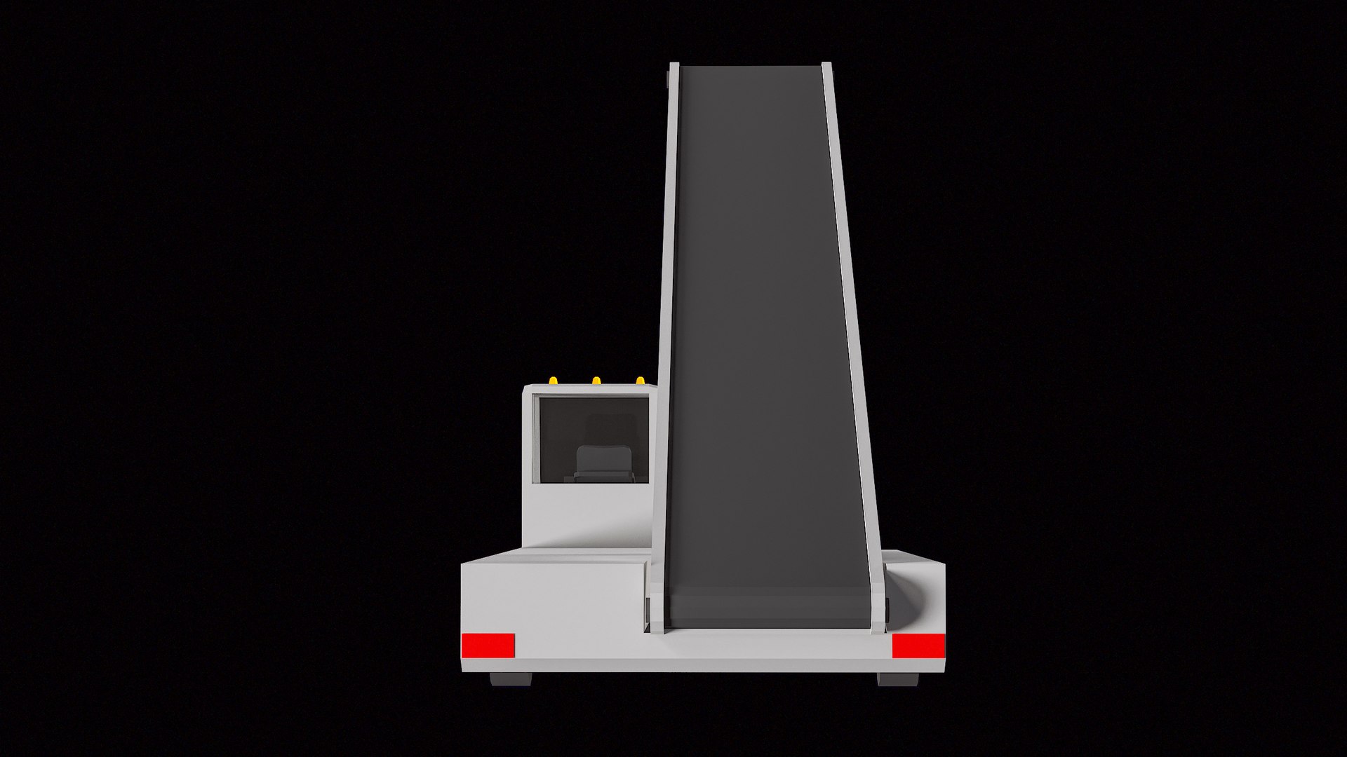 3D Cartoon Baggage Loader 06 Lowpoly Airport Vehicle PBR - TurboSquid ...