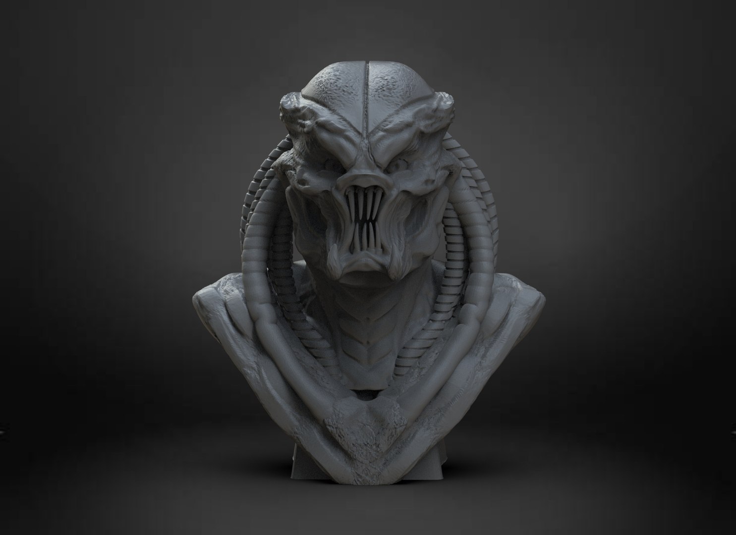 Predator Bust 3D Model - TurboSquid 2230130