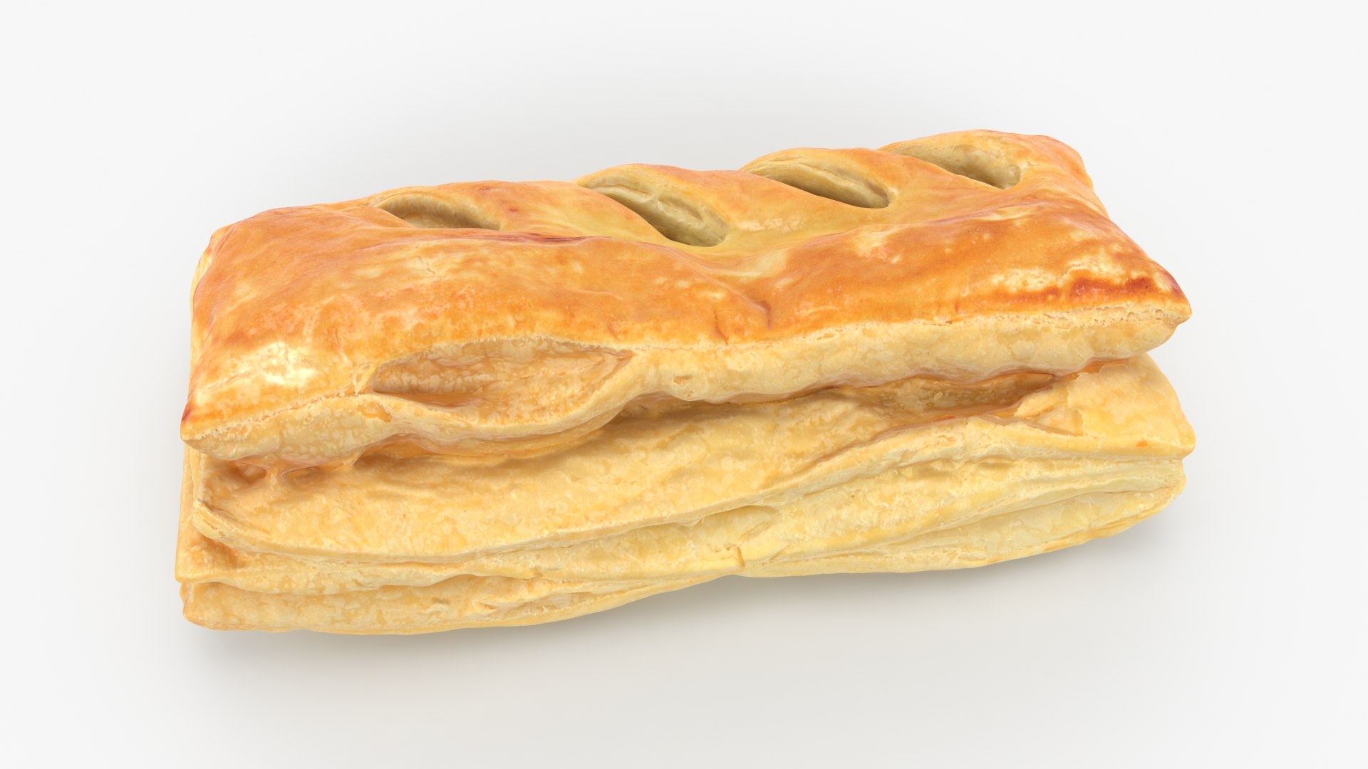 Tuna Puff Pastry 3D model - TurboSquid 2126470