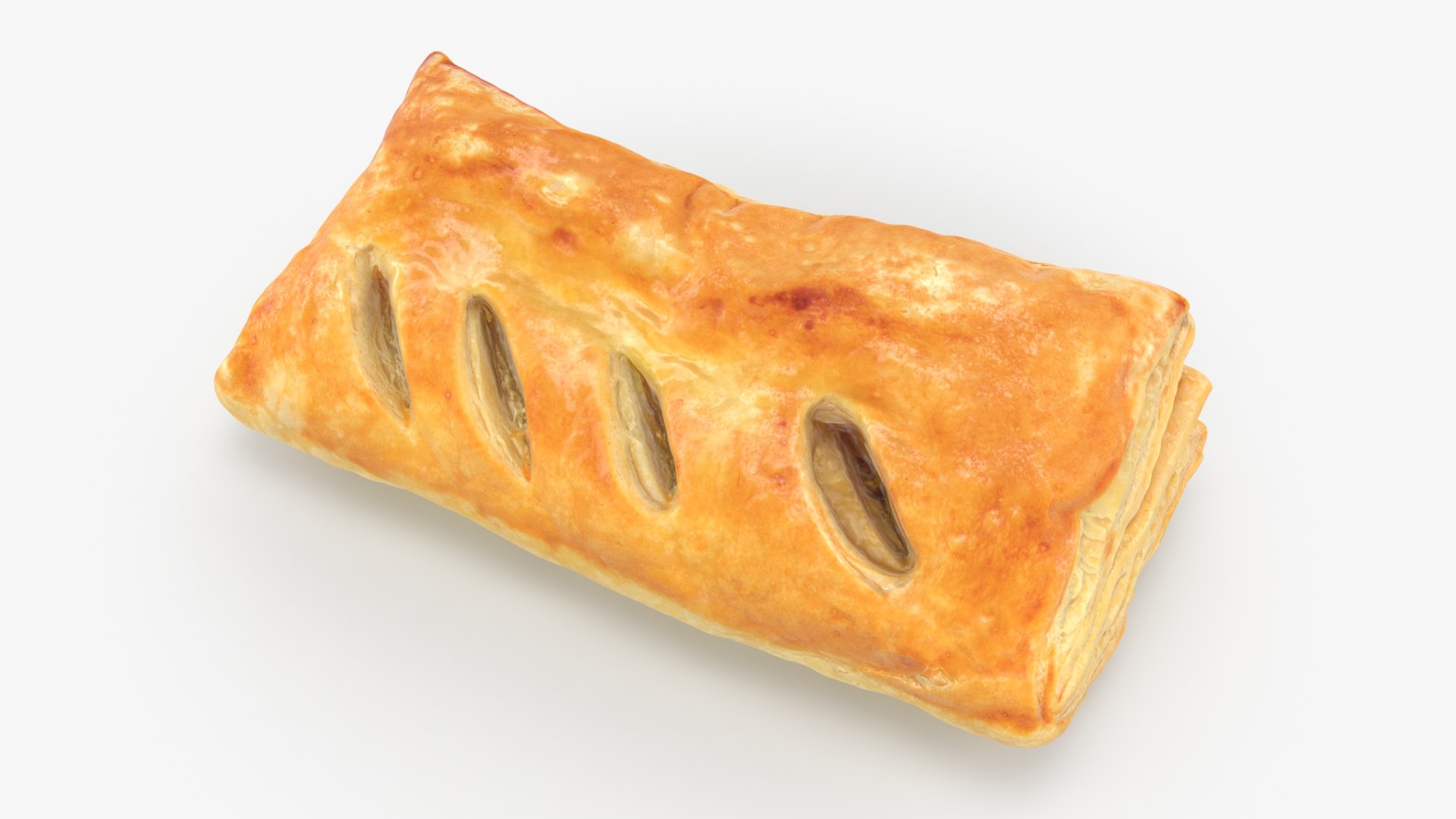 Tuna Puff Pastry 3D Model - TurboSquid 2126470