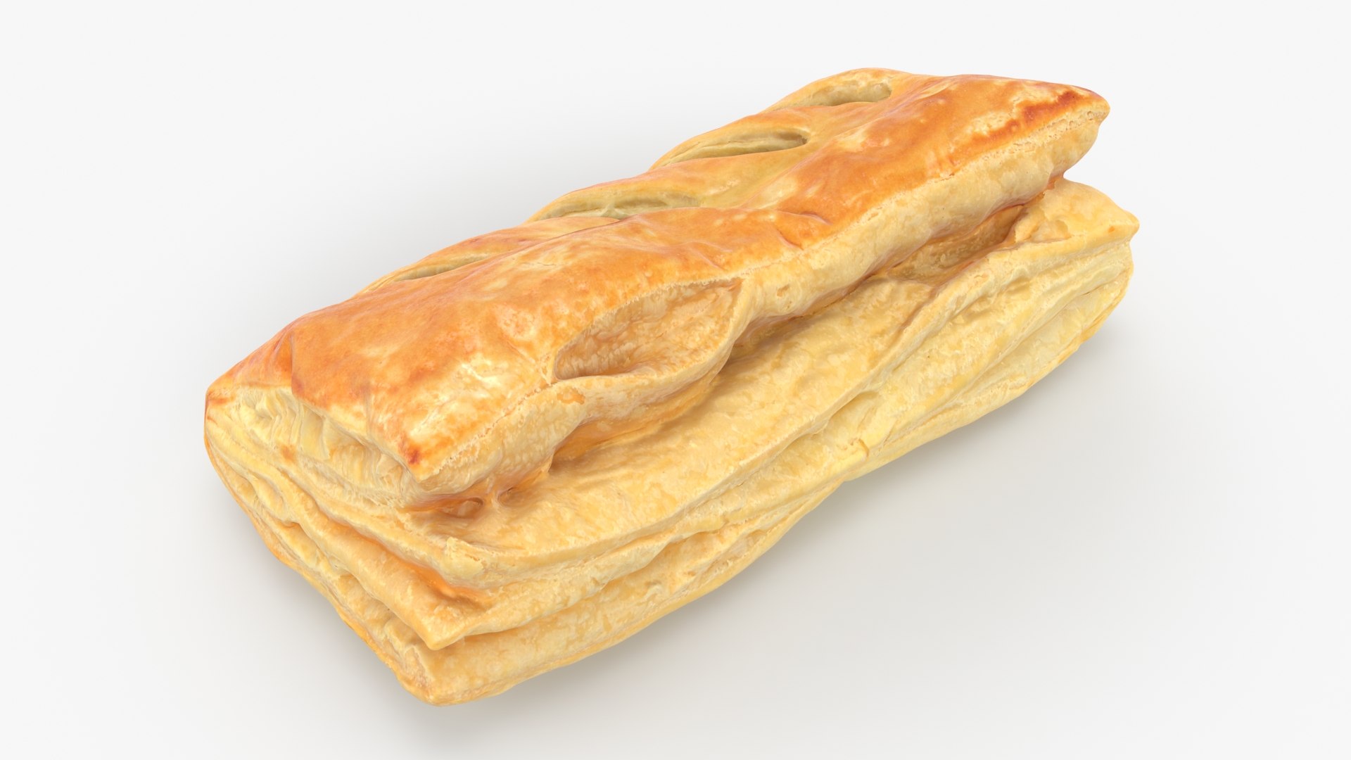 Tuna Puff Pastry 3D Model - TurboSquid 2126470
