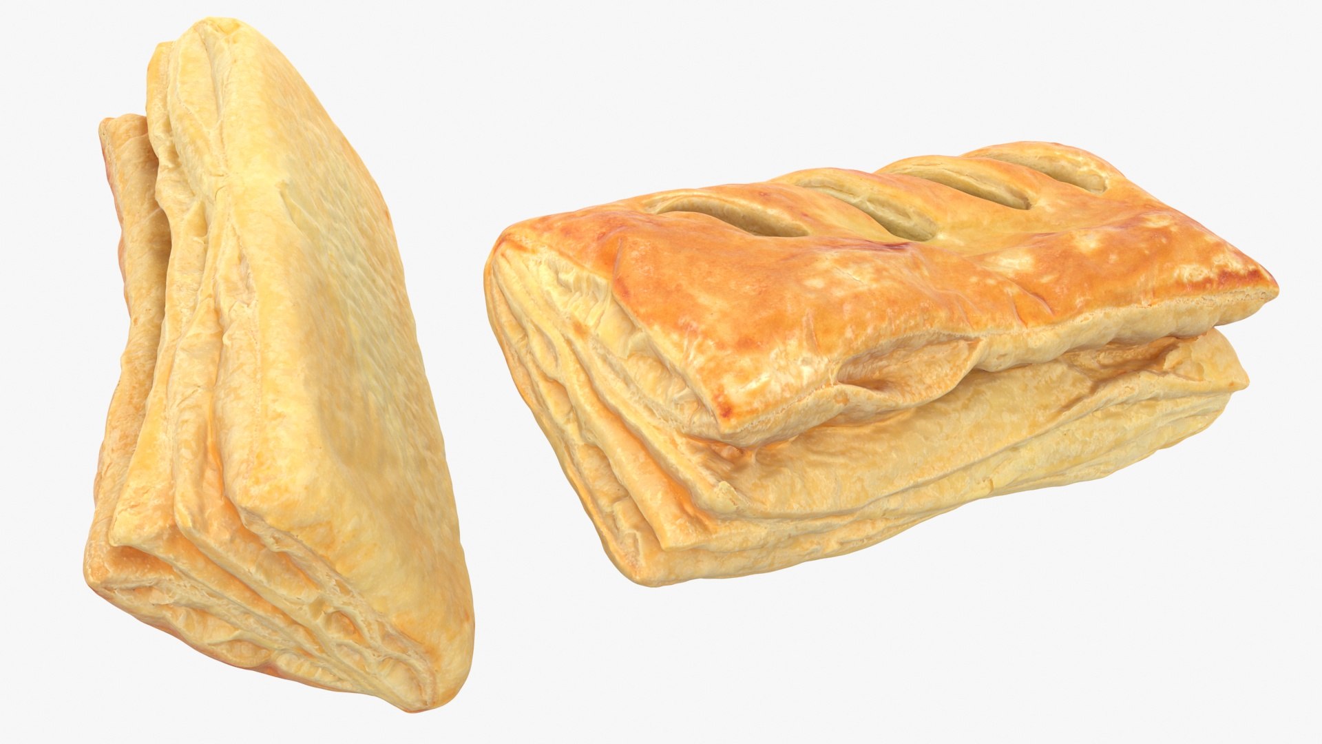 Tuna Puff Pastry 3D Model - TurboSquid 2126470