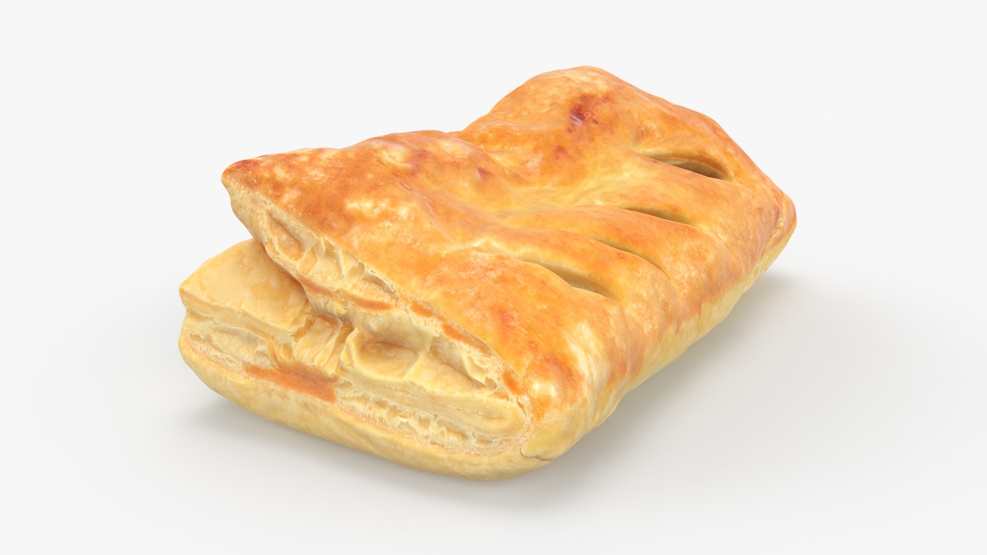 Tuna Puff Pastry 3D Model - TurboSquid 2126470