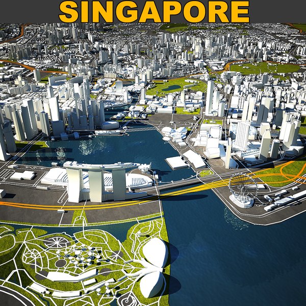 Singapore Skyline 3D Models for Download | TurboSquid