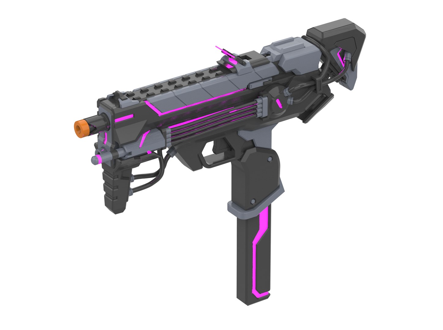 Sombra Cannon Augmented Skin - Overwatch - Printable 3d model - STL ...