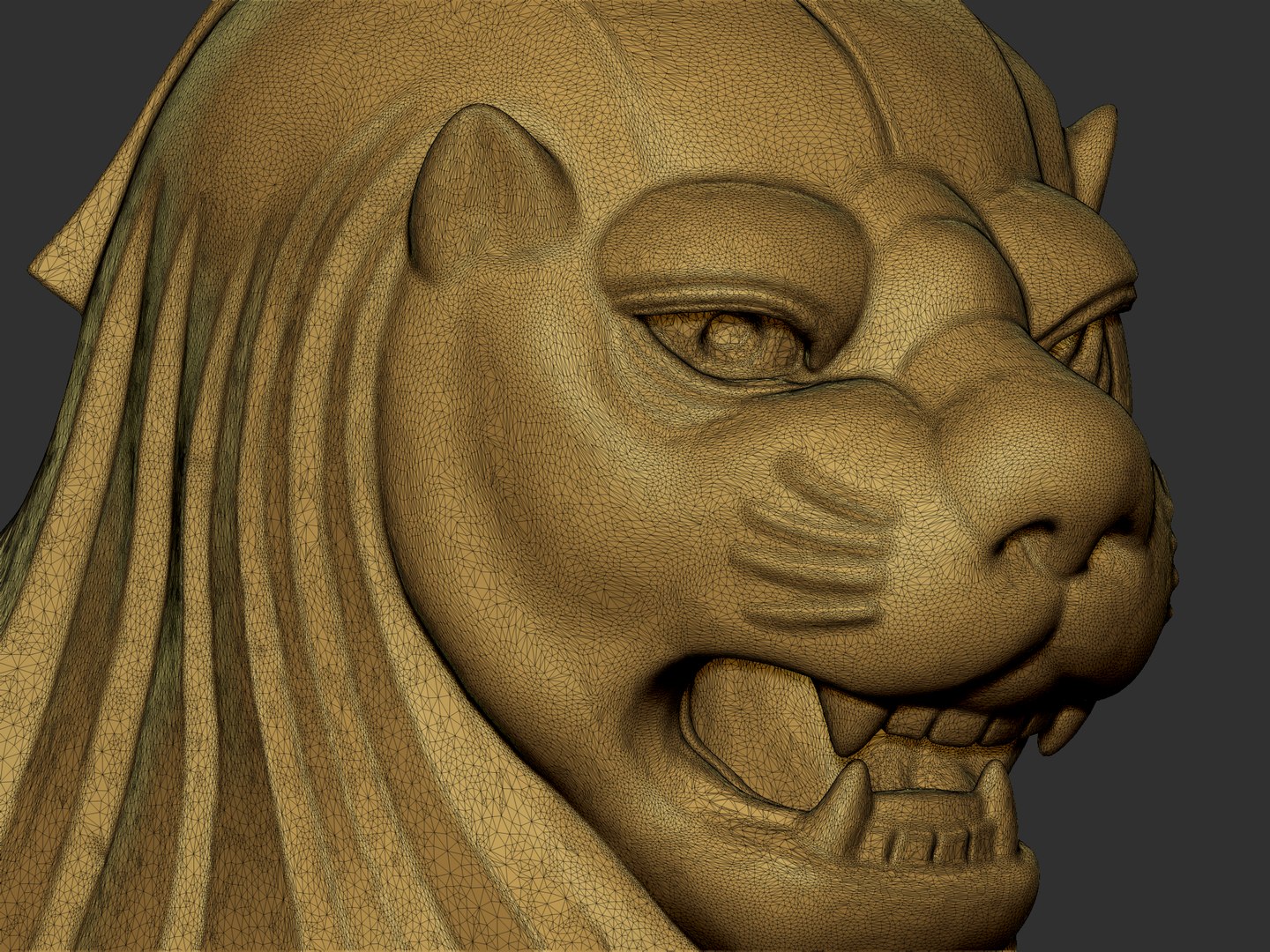 Merlion 3D Model - TurboSquid 1822015