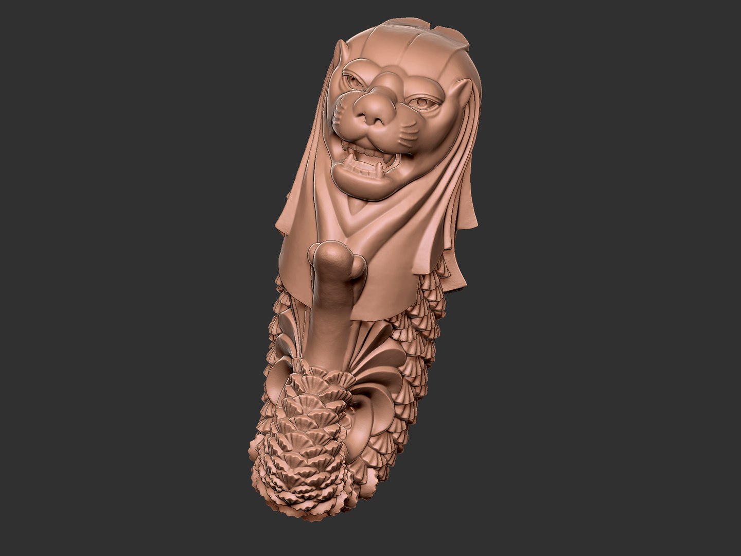 Merlion 3D Model - TurboSquid 1822015