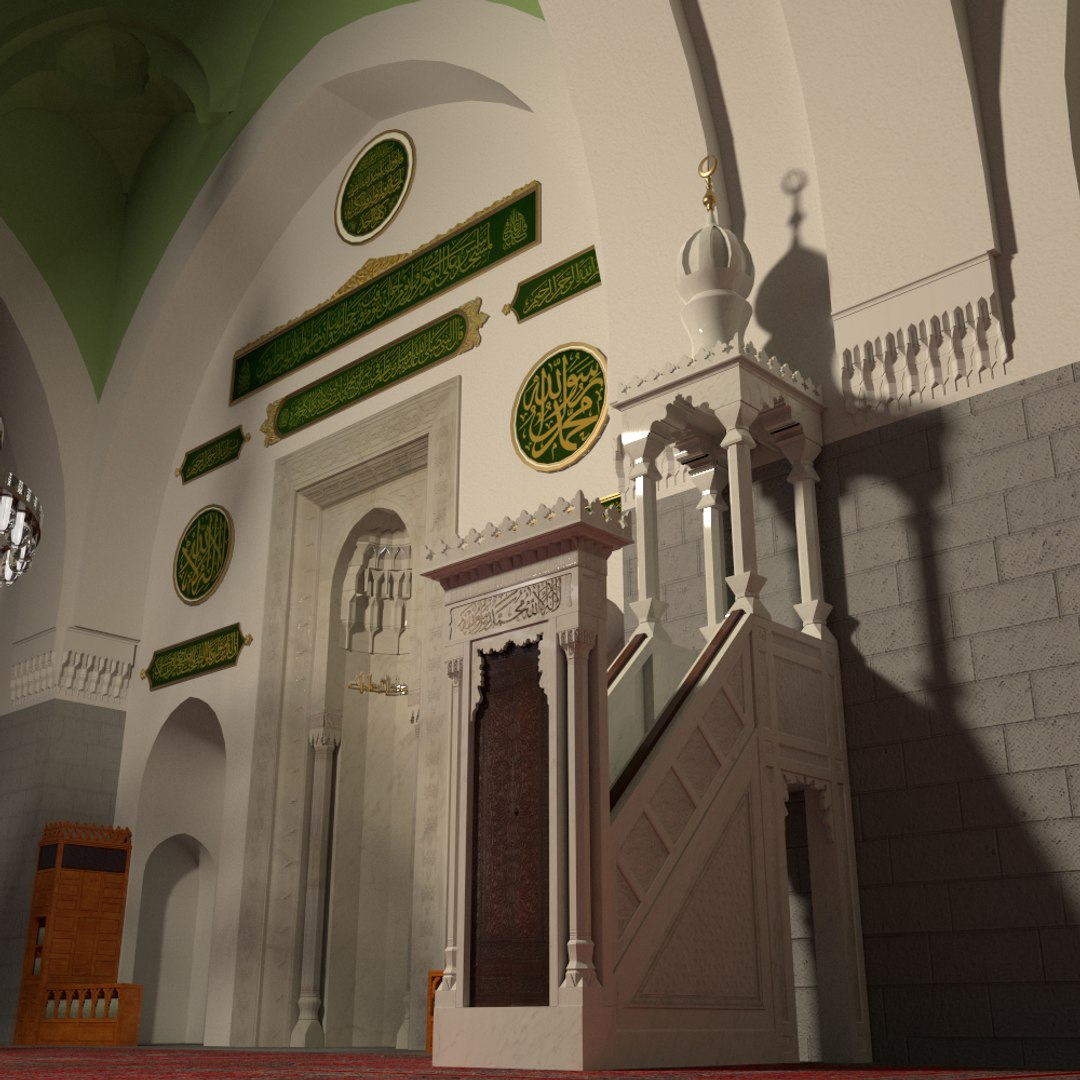 Masjid Quba 3D Model - TurboSquid 1352002