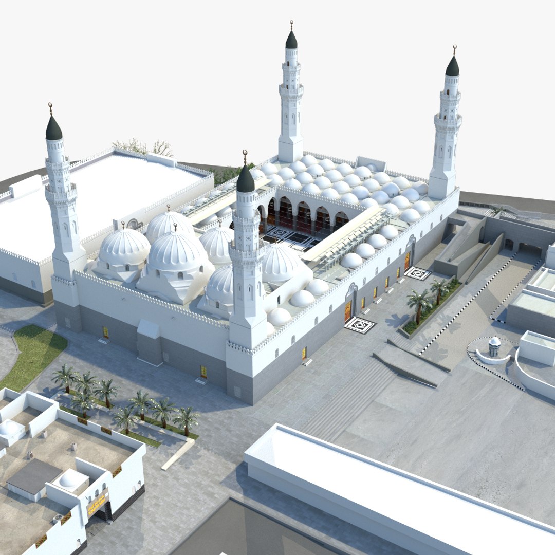 Masjid Quba 3D Model - TurboSquid 1352002