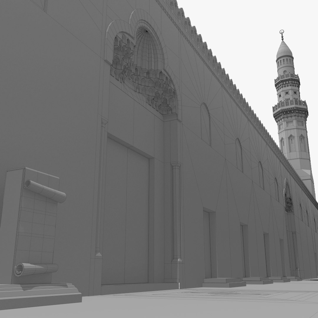 Masjid Quba 3D Model - TurboSquid 1352002
