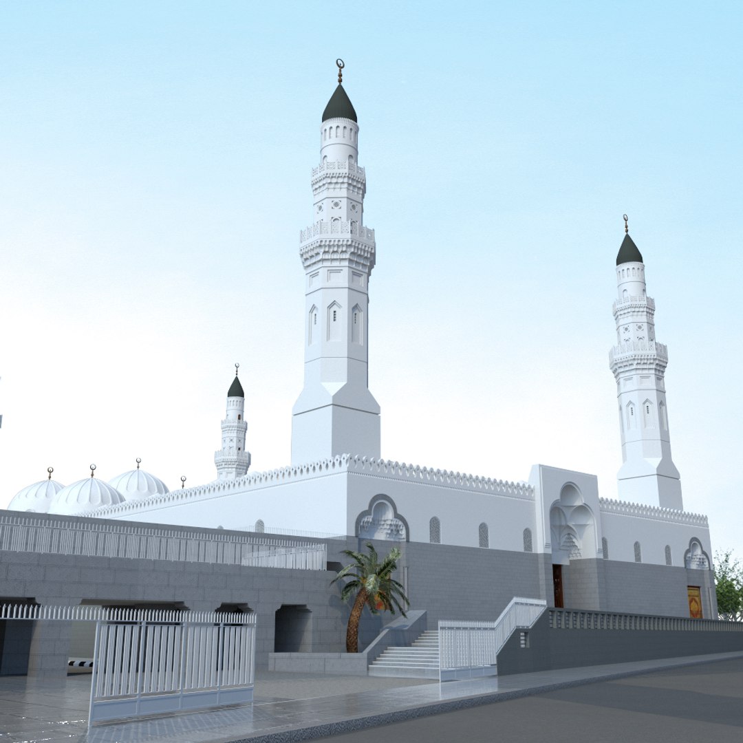 Masjid Quba 3D Model - TurboSquid 1352002
