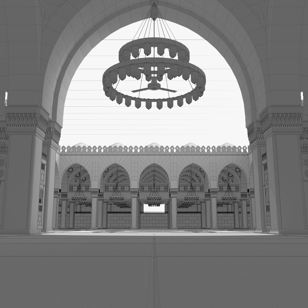 Masjid Quba 3D Model - TurboSquid 1352002