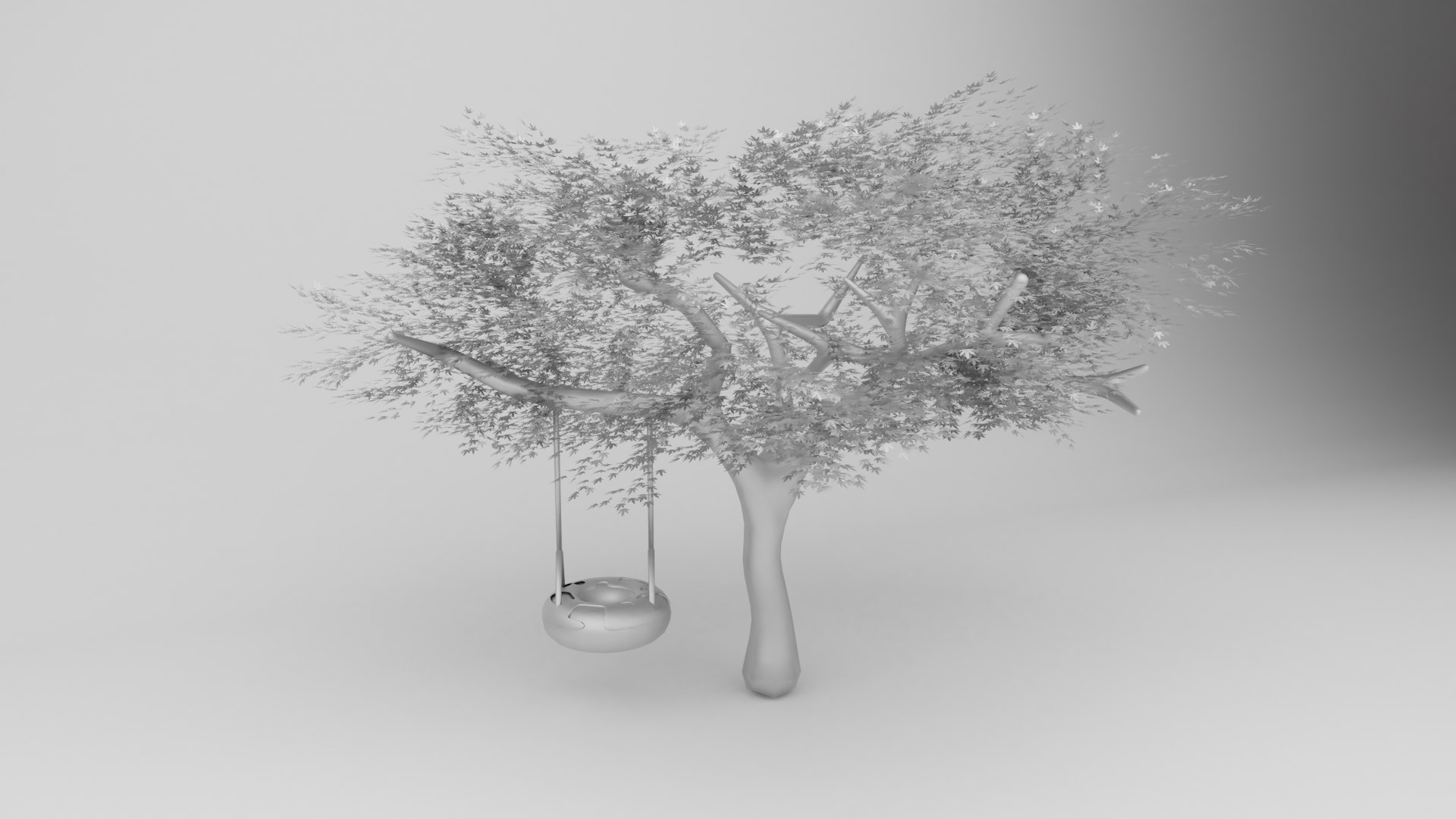 3D doughnut swing tree - TurboSquid 1494759