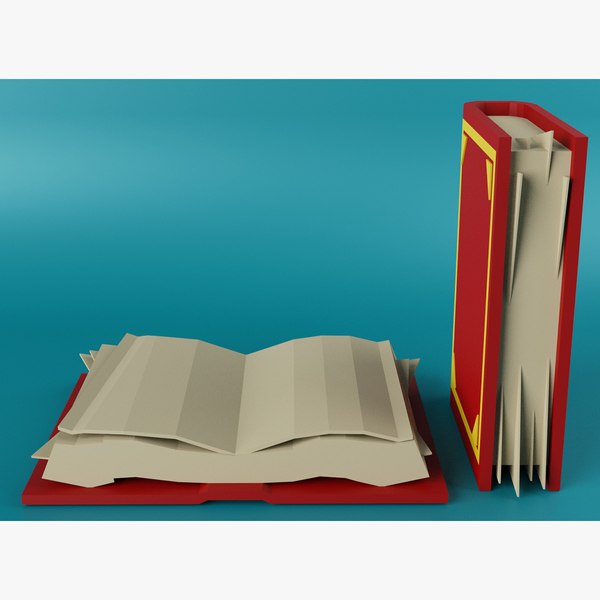 3D Red Book Low poly model - TurboSquid 1991604