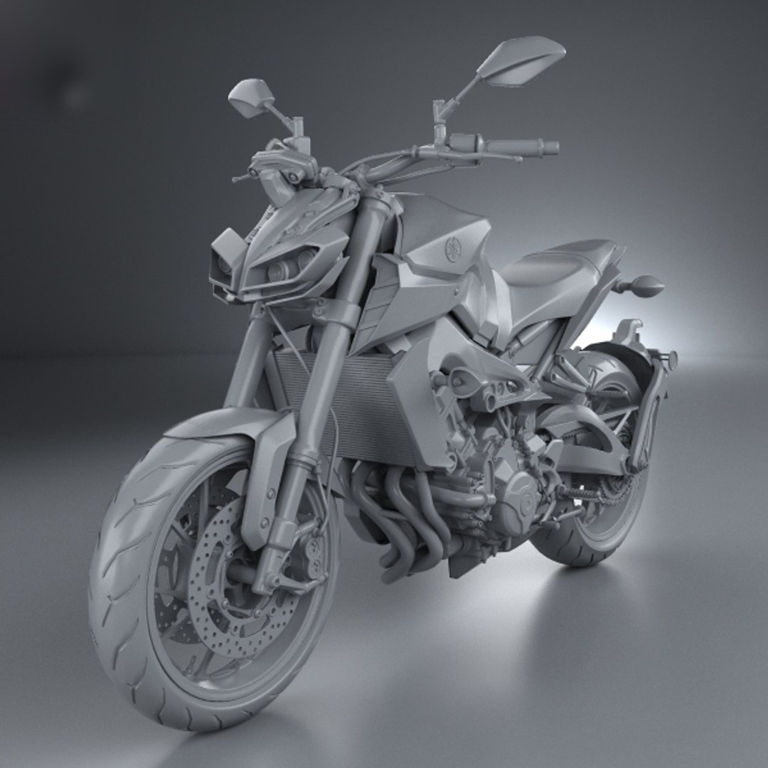 Mt-09 mt yamaha model - TurboSquid 1339486