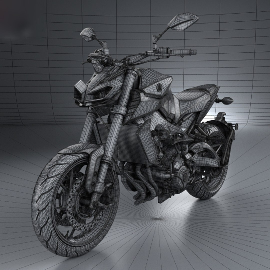 Mt-09 mt yamaha model - TurboSquid 1339486