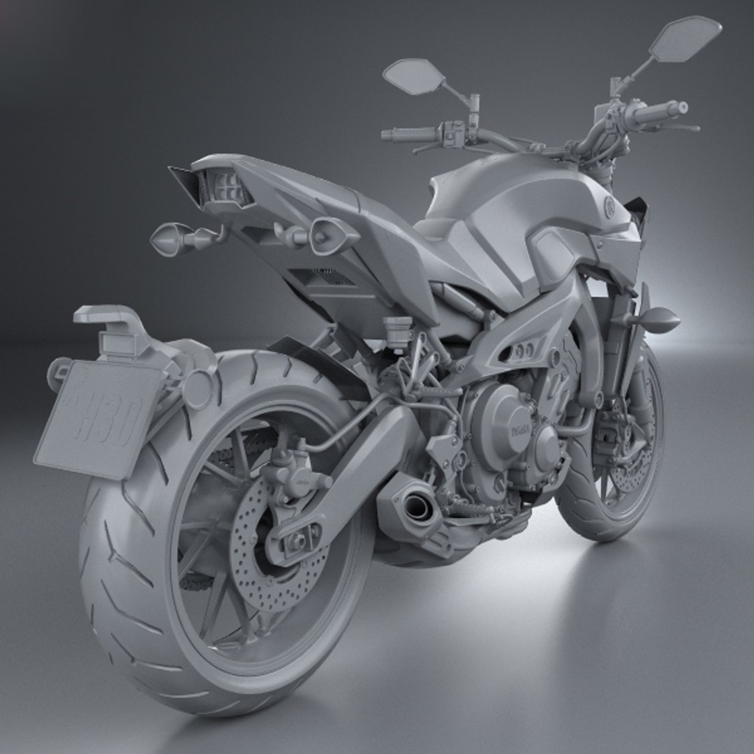 Mt-09 mt yamaha model - TurboSquid 1339486