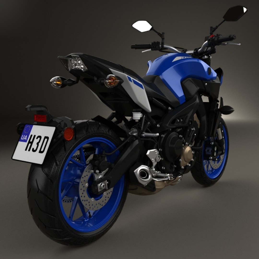 Mt-09 mt yamaha model - TurboSquid 1339486