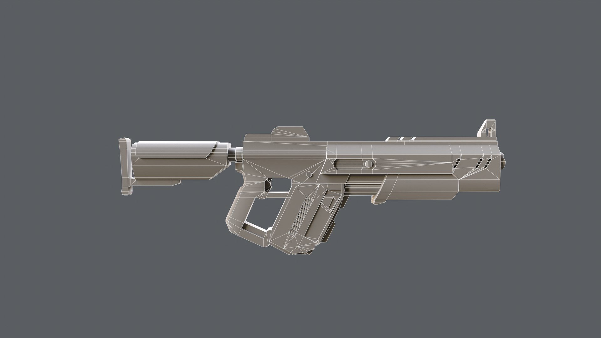 Futuristic Shotgun 3D Model - TurboSquid 1837077