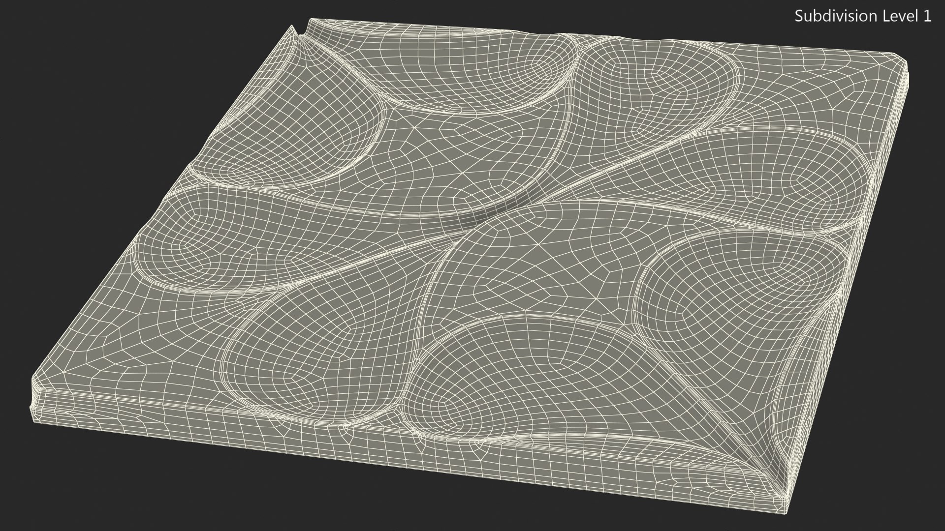 3D Model 3D Wall Panel Drops Metal - TurboSquid 1907959