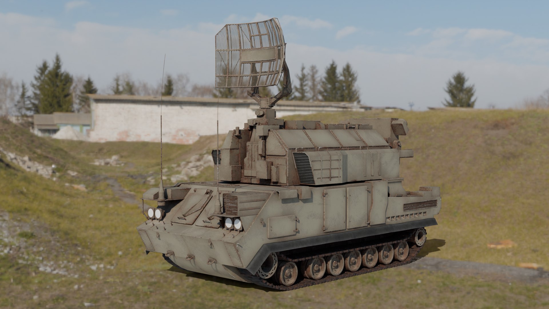 3D Model 9K330 Tor SA-15 Gauntlet Air Defense System - TurboSquid 2421586