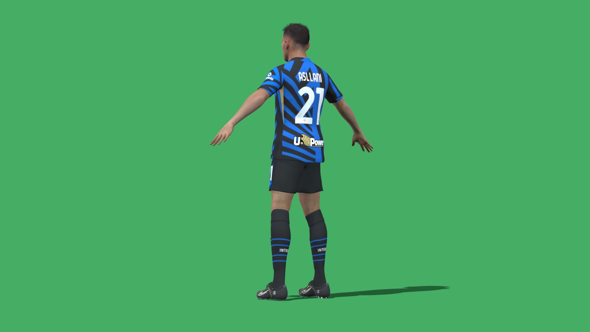 3D 3D Rigged Kristjan Asllani Inter Milan 2025 Model - TurboSquid 2367201