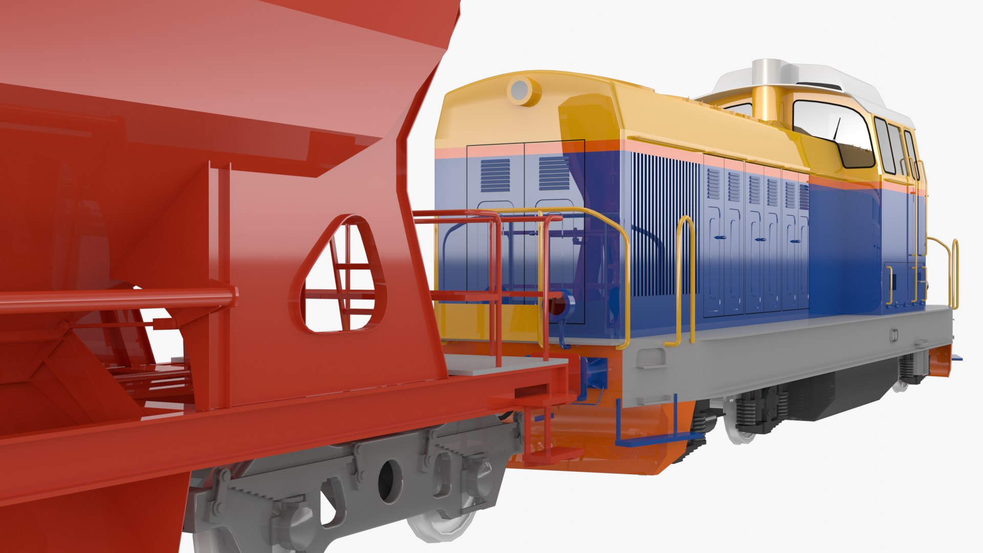 3D Cargo Train - TurboSquid 1772435