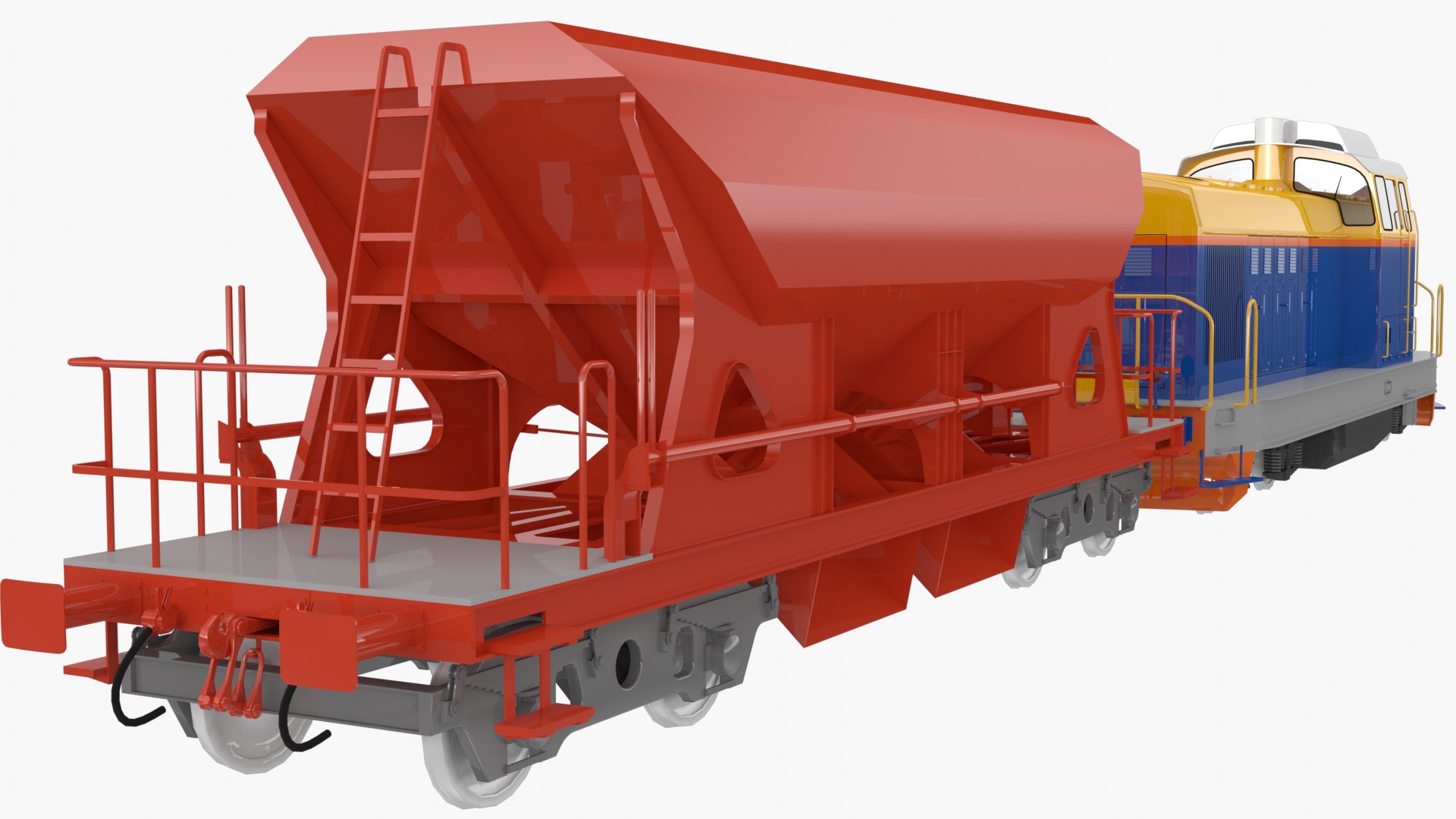 3D Cargo Train - TurboSquid 1772435