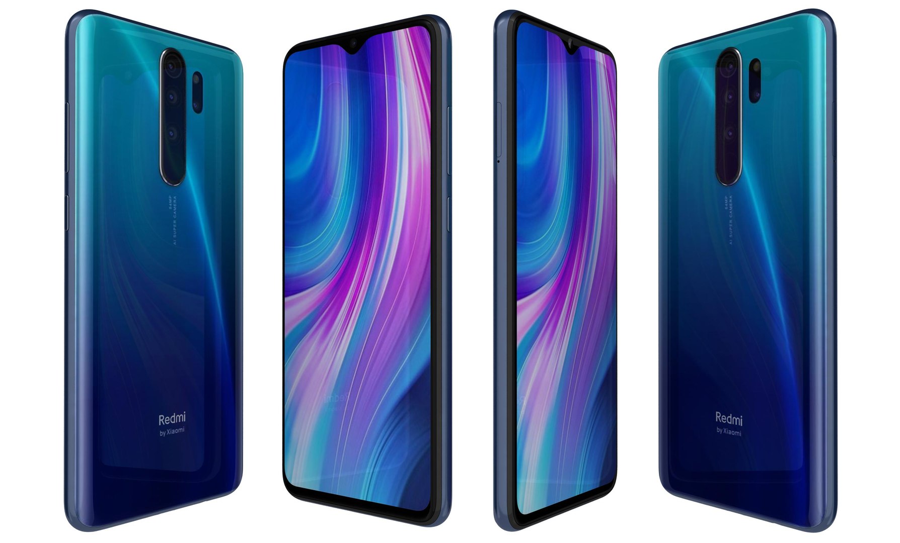 3D xiaomi redmi note 8 model - TurboSquid 1479304
