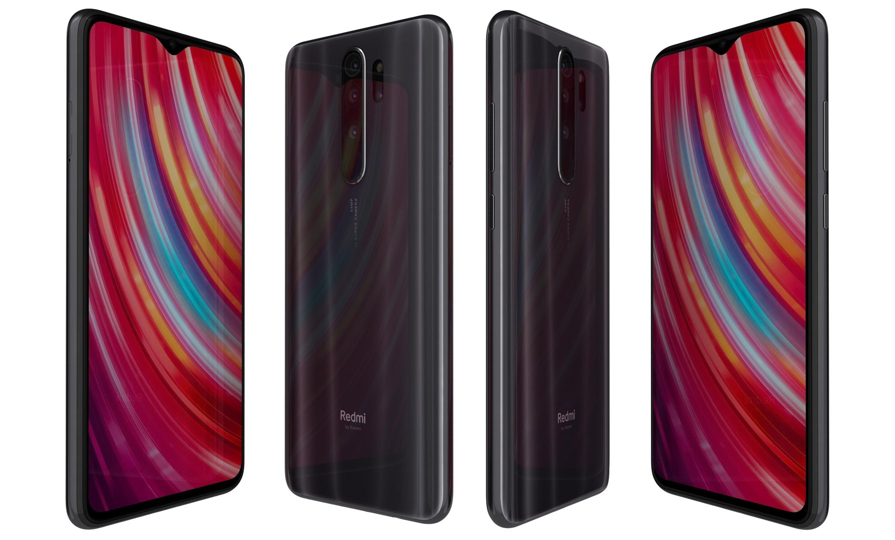 3D Xiaomi Redmi Note 8 Model - TurboSquid 1479304