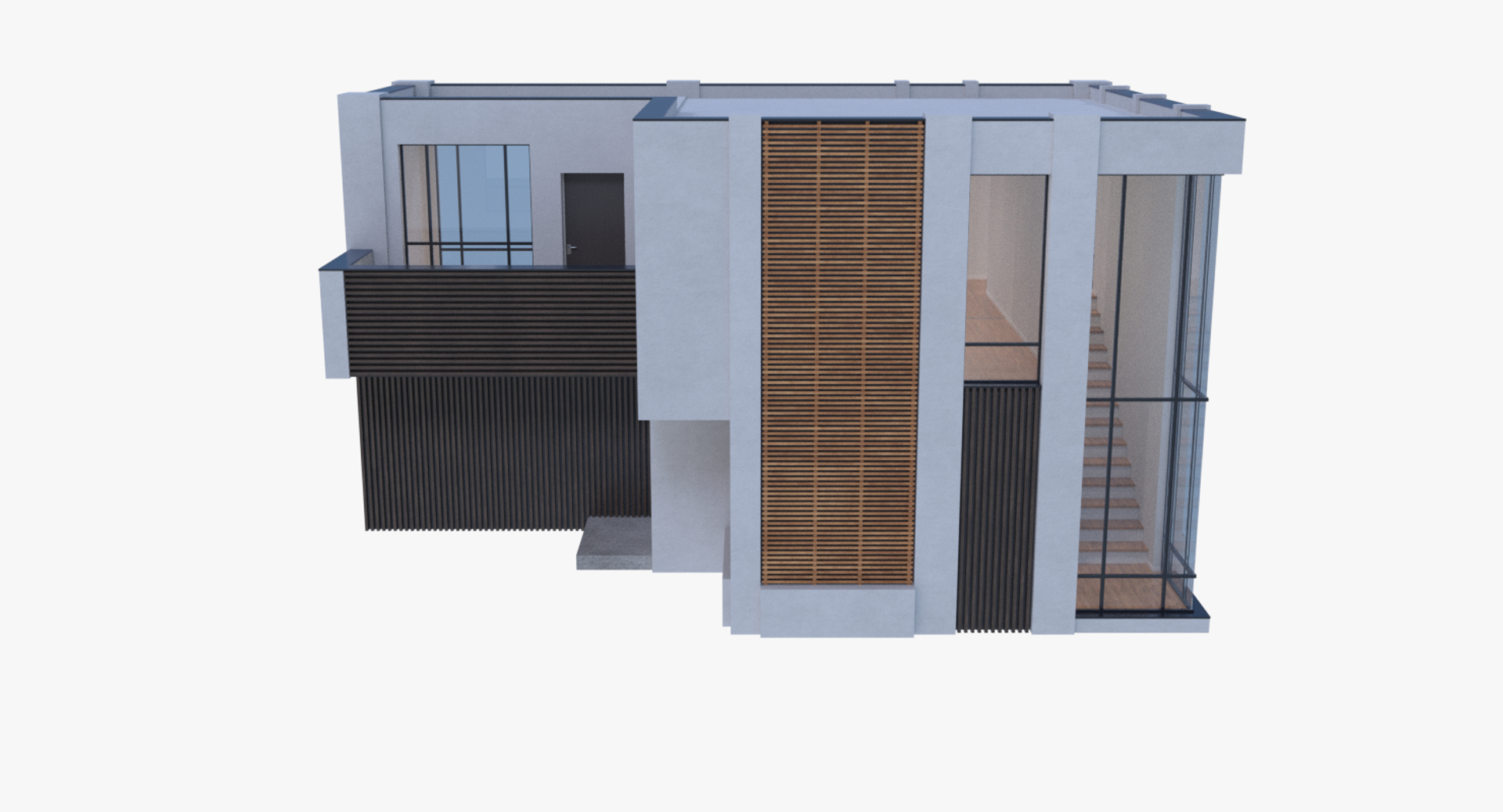 obj modern house interior