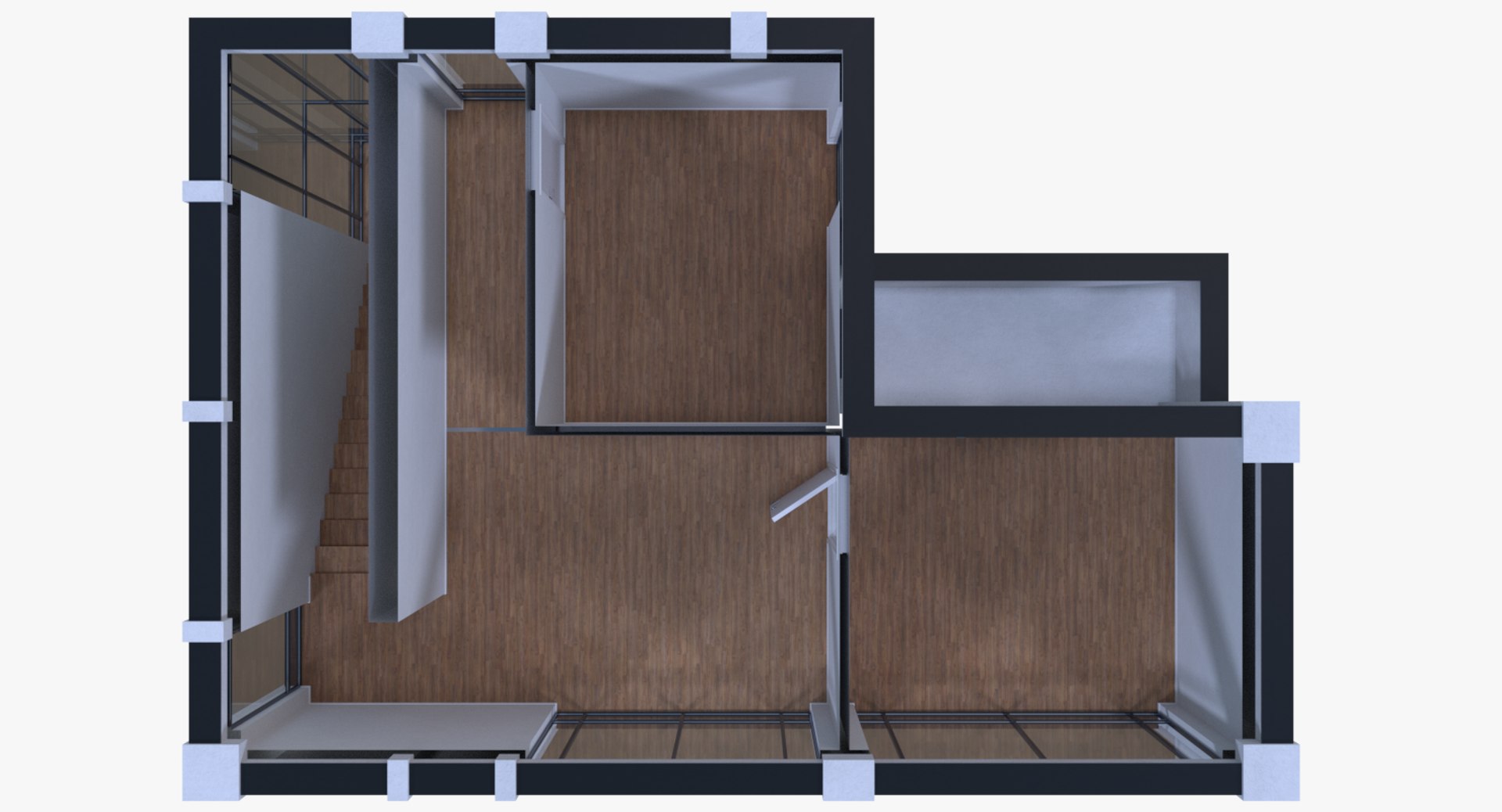 obj modern house interior