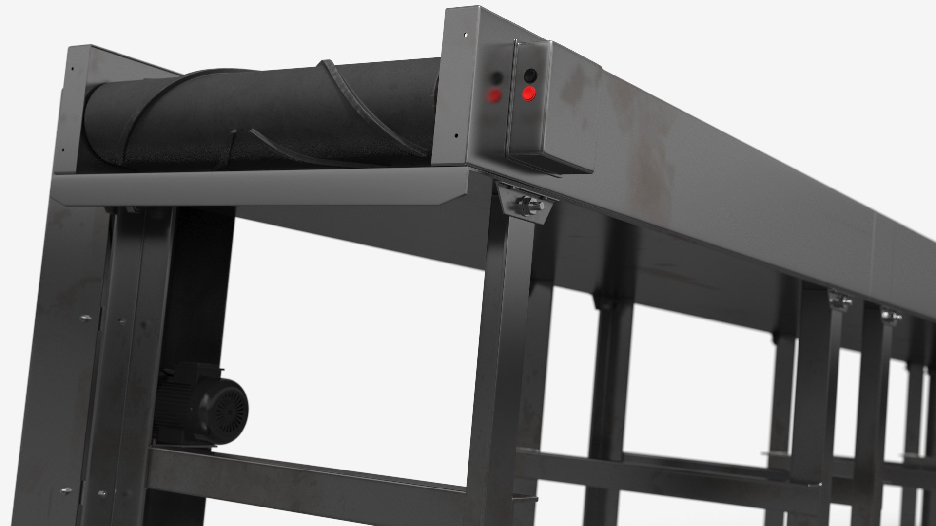 3D Straight Chevron Belt Conveyor Model - TurboSquid 2456469