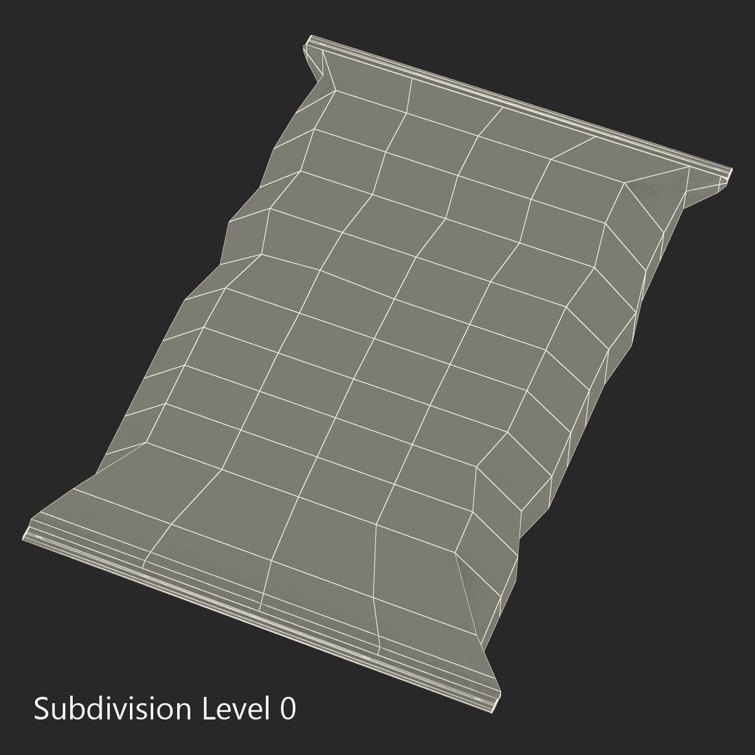 3d Cement Bag 2 Model