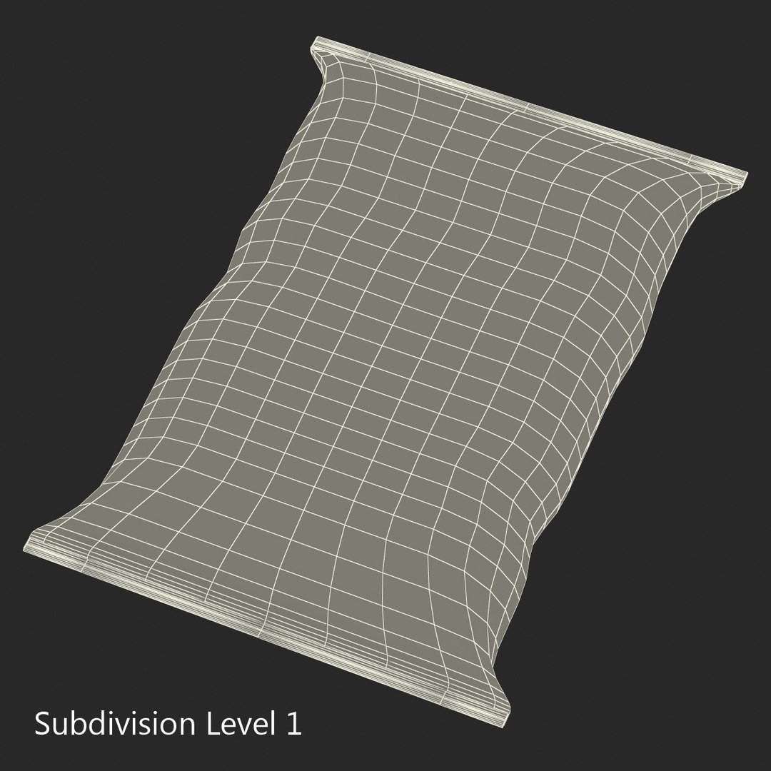3d Cement Bag 2 Model
