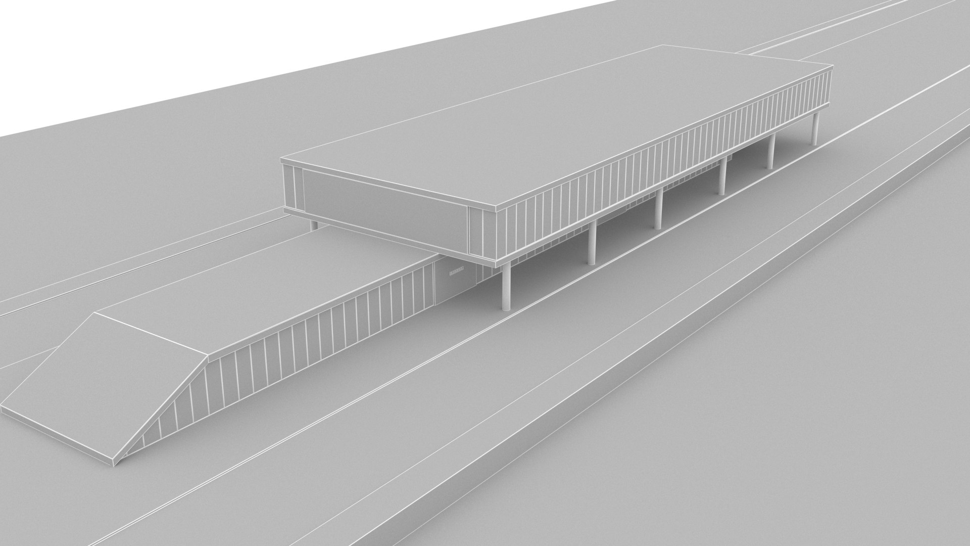 3D Sci-fi Building Model - TurboSquid 2280759