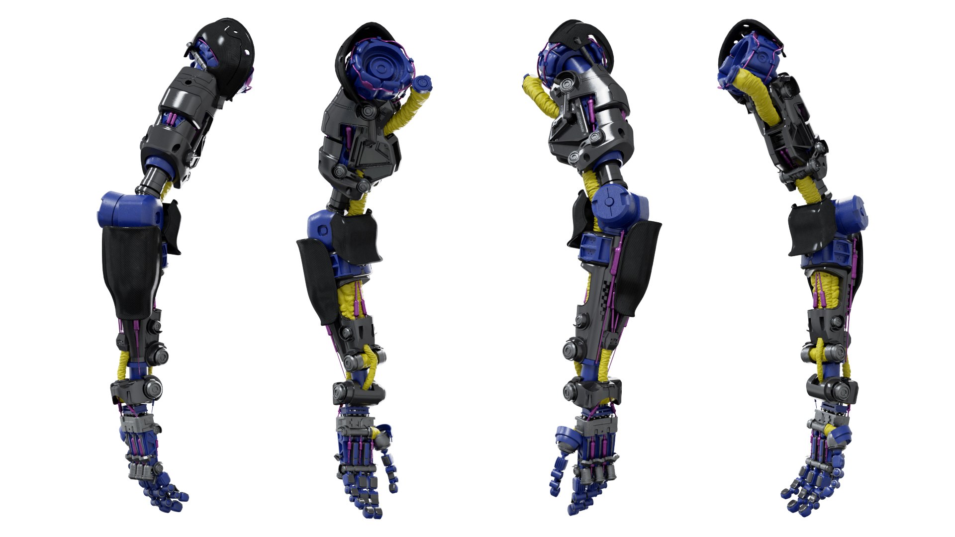 Hand Mechanical Robotic 3D Model - TurboSquid 1658811