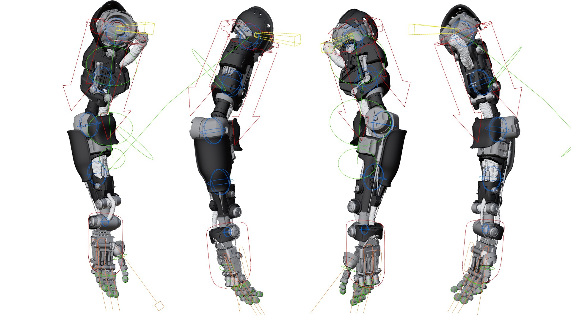 Hand Mechanical Robotic 3D Model - TurboSquid 1658811