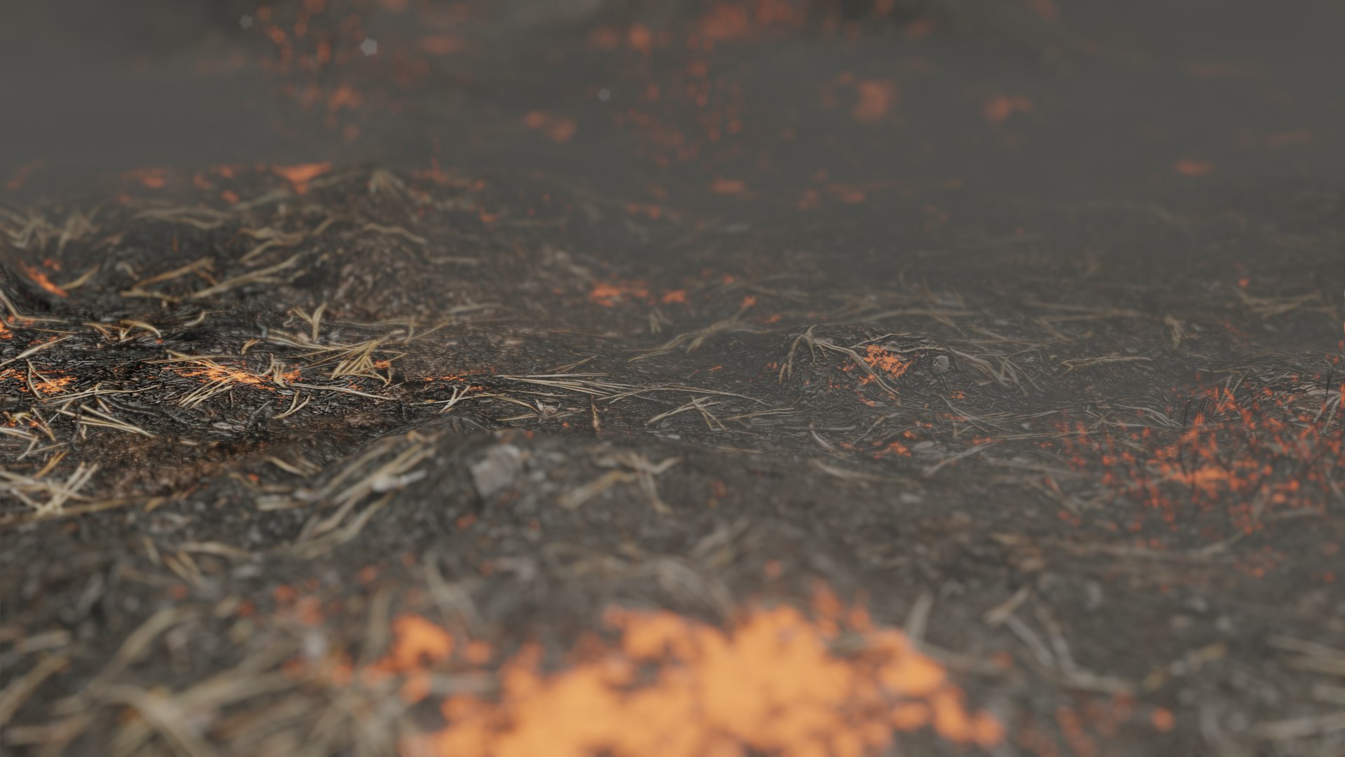 3D Burning Ground Model - TurboSquid 1683859