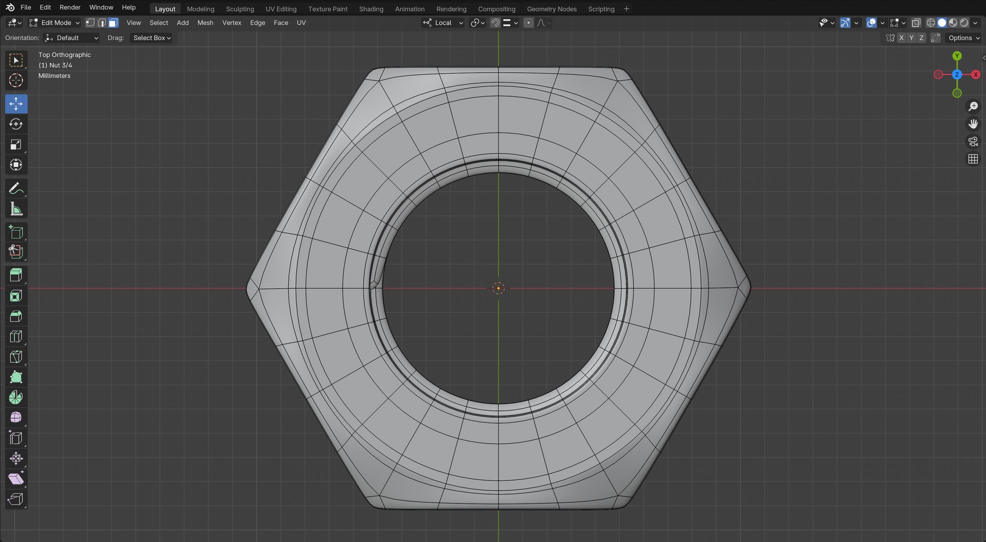 3D Nut - TurboSquid 2338142