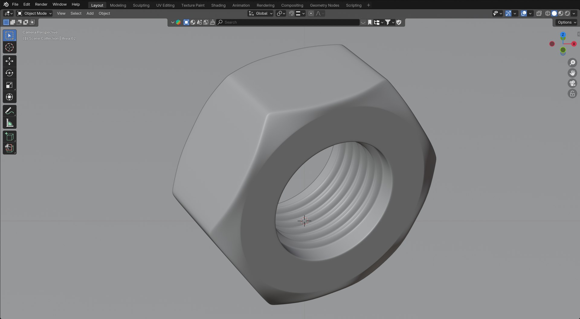 3D Nut - TurboSquid 2338142