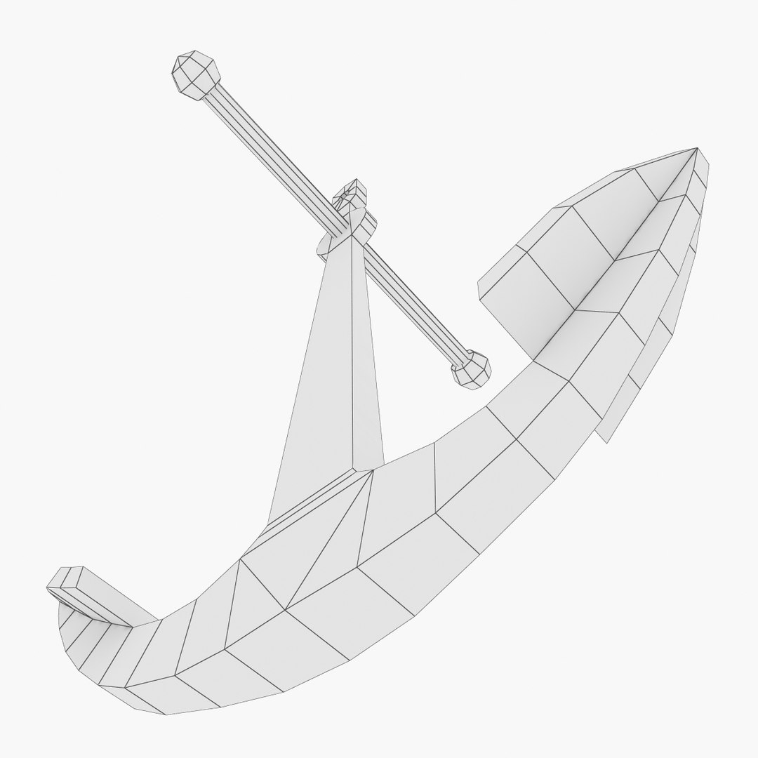 3d Model Ship Anchor