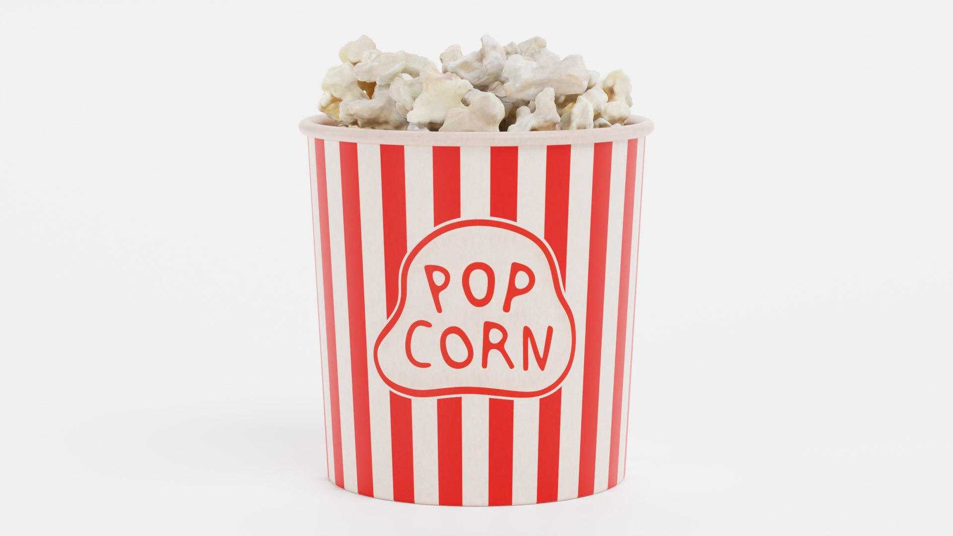 Popcorn In Cup 1 Model - TurboSquid 2066980