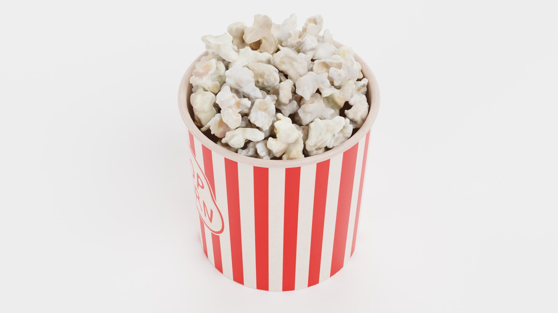 Popcorn In Cup 1 Model - TurboSquid 2066980