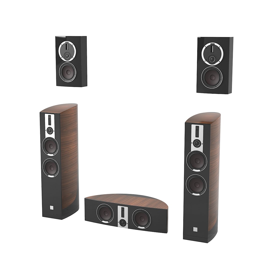 3D Dali Speakers Set - TurboSquid 1410832