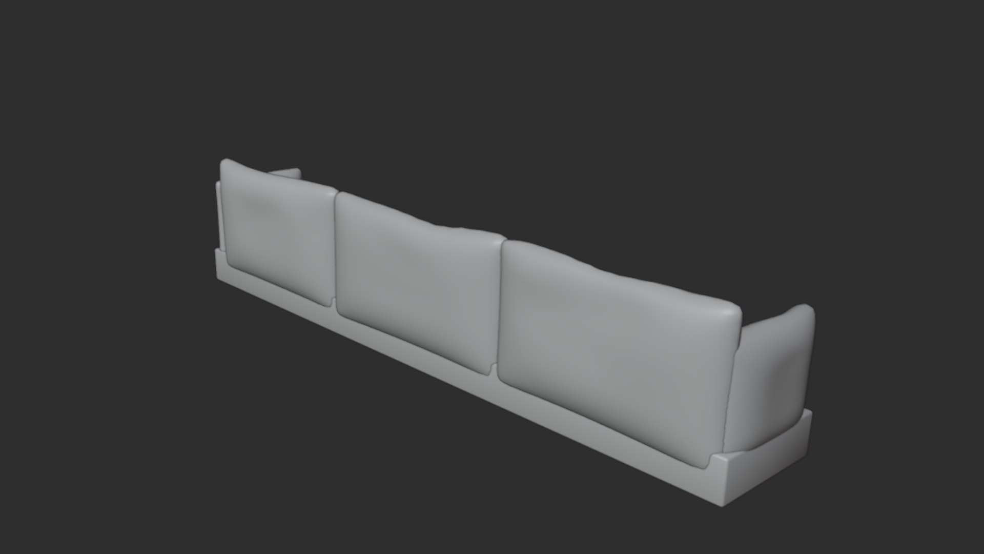 Realistic Lowpoly Sofa Model - TurboSquid 2346932