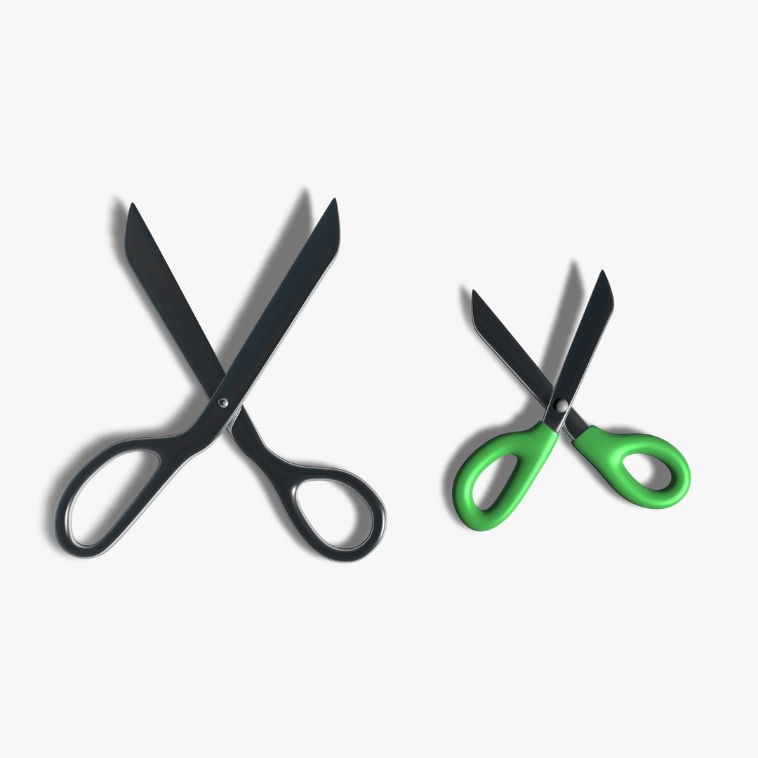 3d model scissors