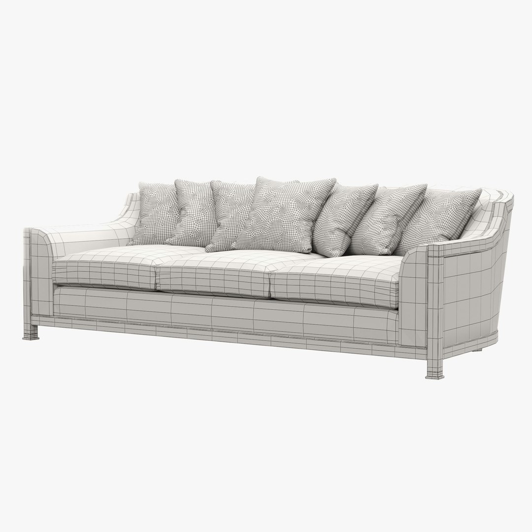 3D Model David Linley - Grosvenor Sofa - TurboSquid 2262936